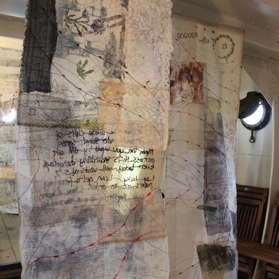 Cas Holmes: Found objects in textile art – TextileArtist