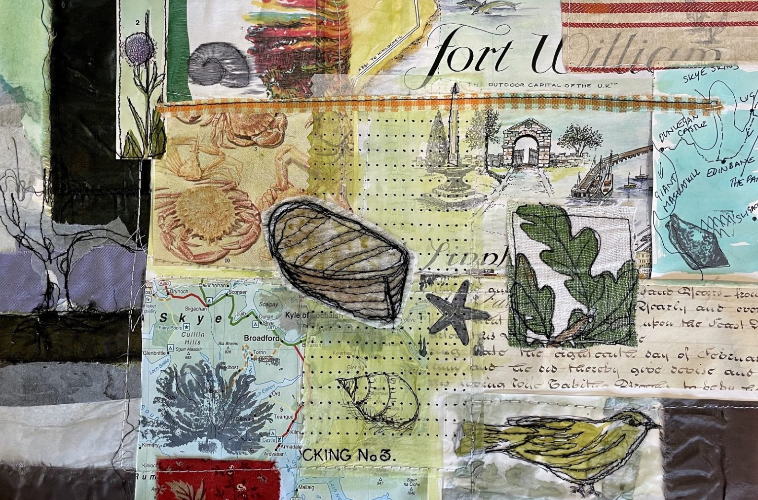 Anne Kelly: Everyday layers, bound with stitch - TextileArtist.org