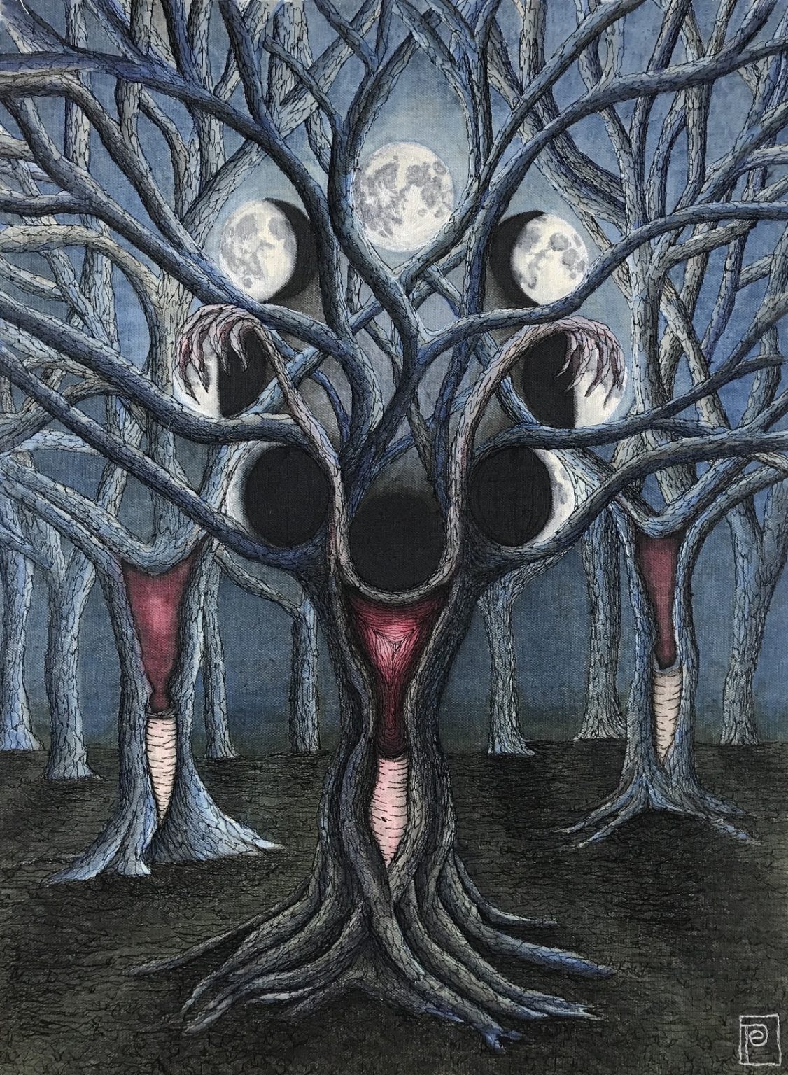 Emily Porter: Stitched surrealism - TextileArtist.org