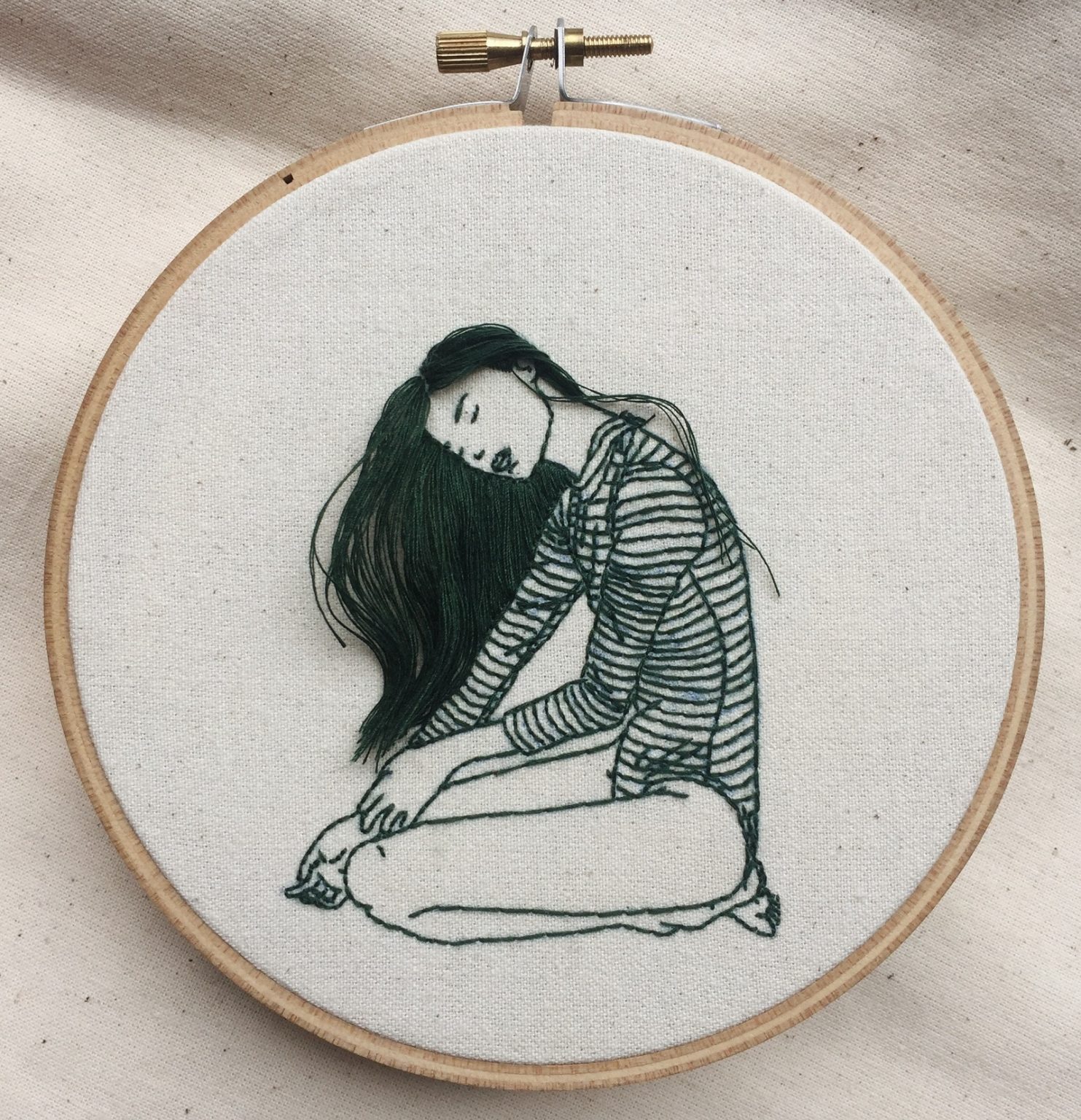 Stunning stitched self-portraits - TextileArtist.org