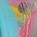 Sam Owen-Hull: Abstract union of paint and stitch - TextileArtist.org