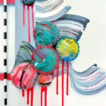 Sam Owen-Hull: Abstract union of paint and stitch - TextileArtist.org