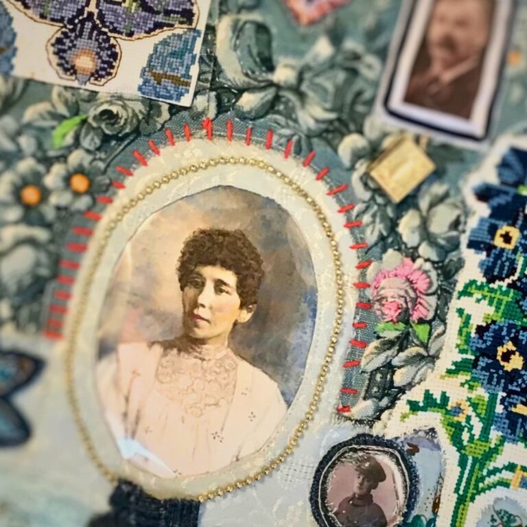 Recording memories in stitch – TextileArtist