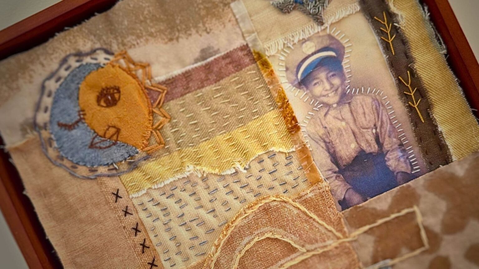 Recording memories in stitch – TextileArtist