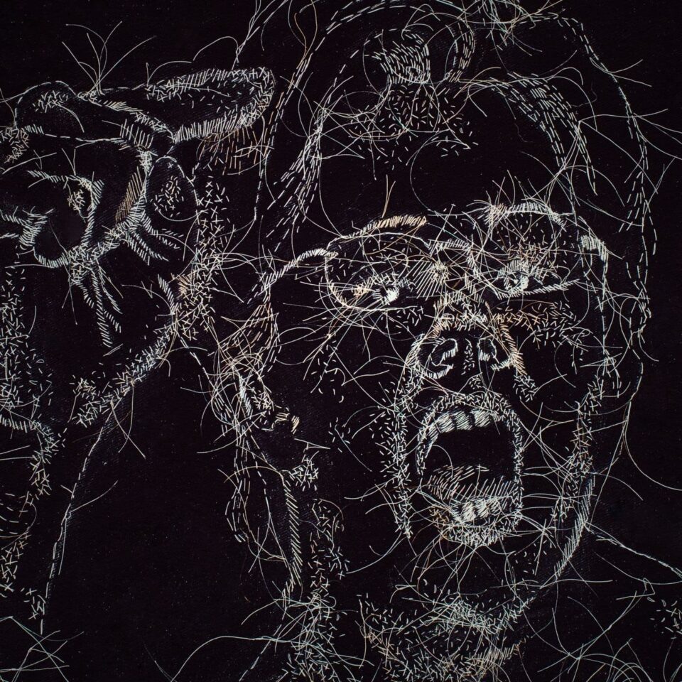 Rosemary Meza-DesPlas: Life stitching – with hair – TextileArtist
