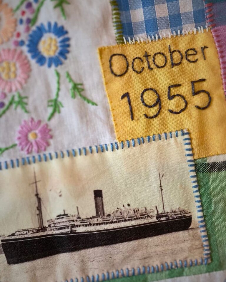Recording memories in stitch – TextileArtist